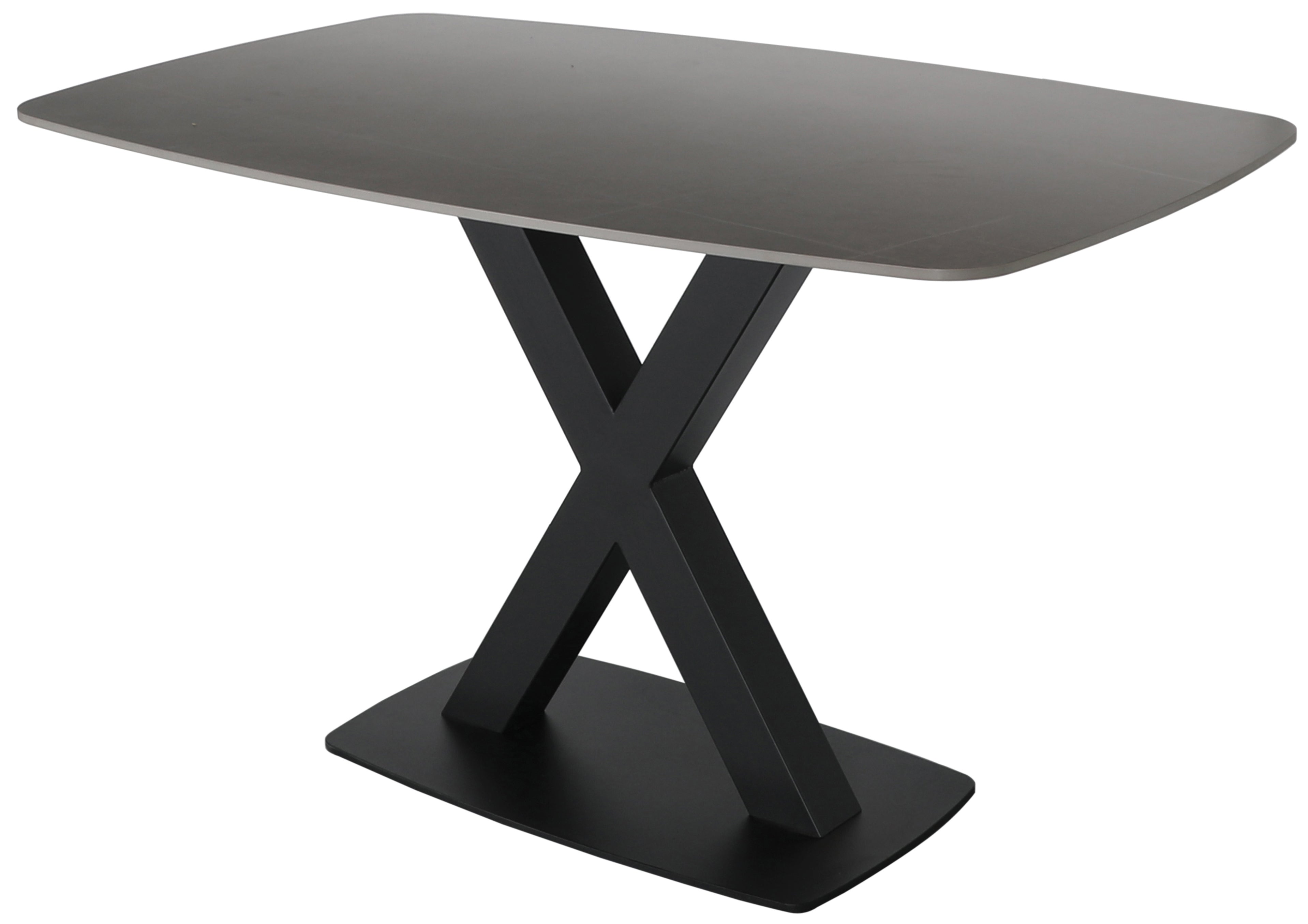 Burnell Small Fixed Table Set in Dark Grey | Bridgnorth Furniture